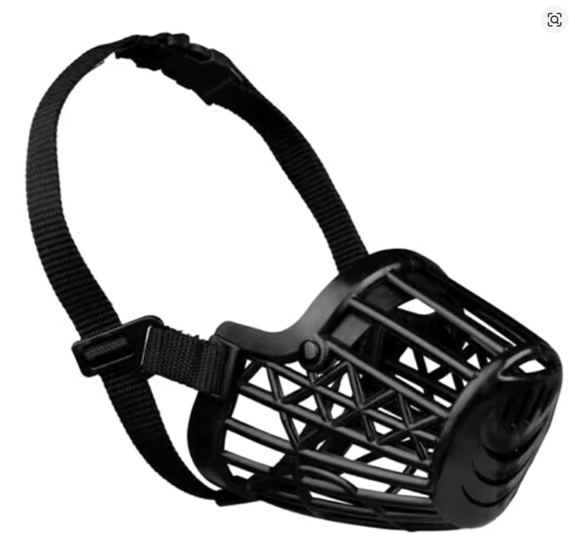 Belgian Shepherd Muzzle: Prevents Unwanted Licking and Biting